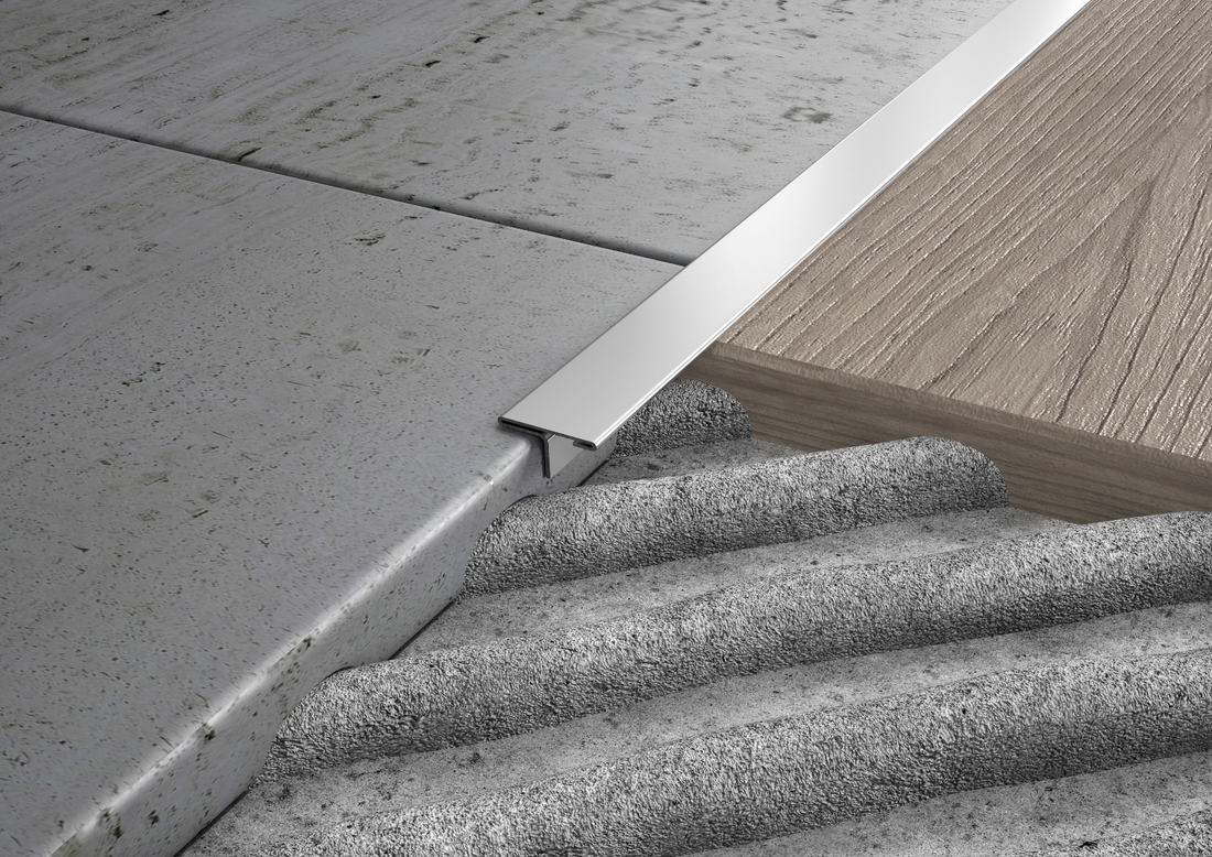 Profili in acciaio inox per piastrelle e pavimenti – MINUTA PROFILI